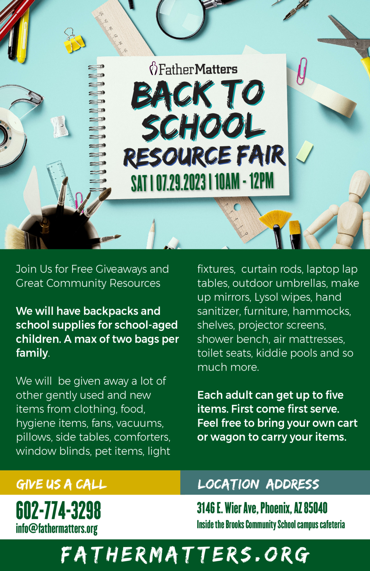 Back To School Resource Fair - Father Matters